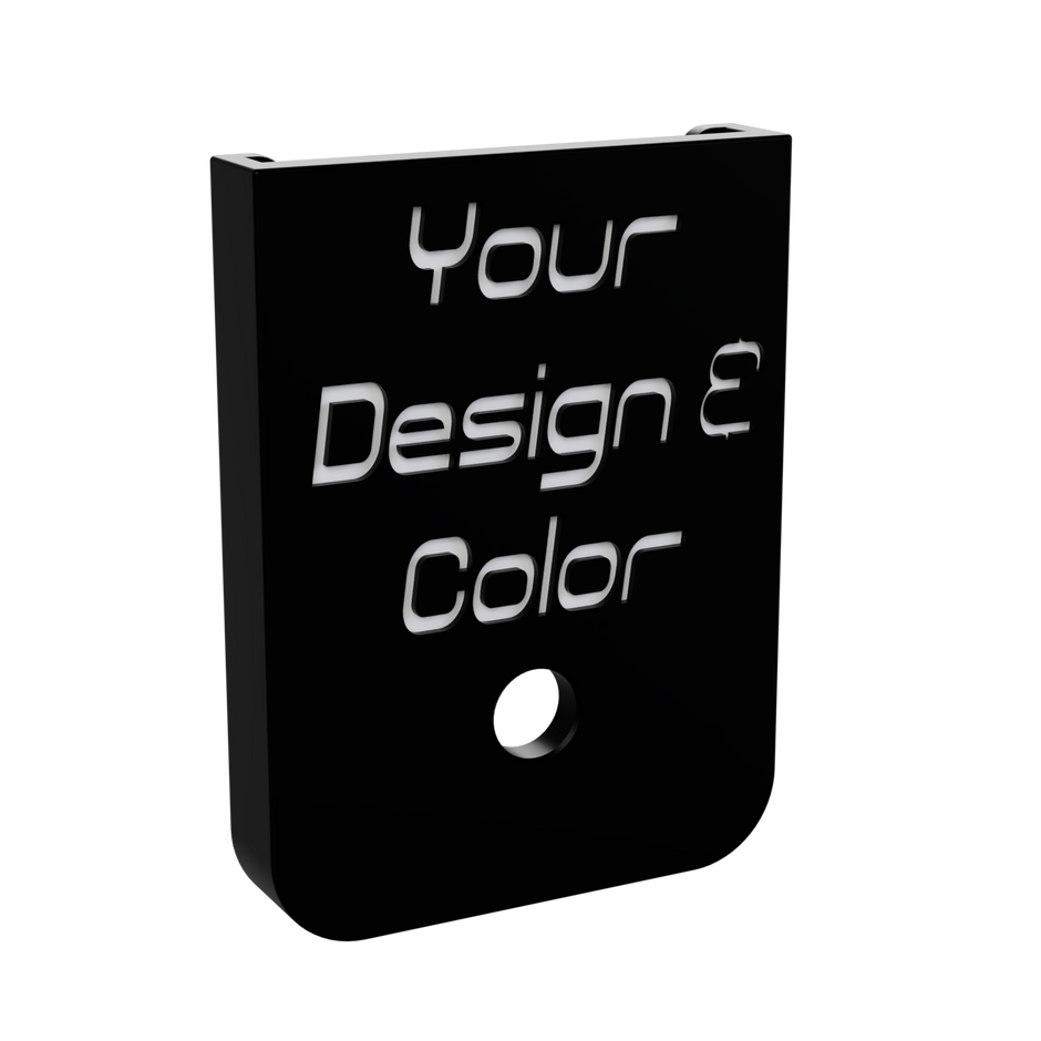 Custom Laser & CNC Engraved Back Plates – GlockSlideBackPlate.com