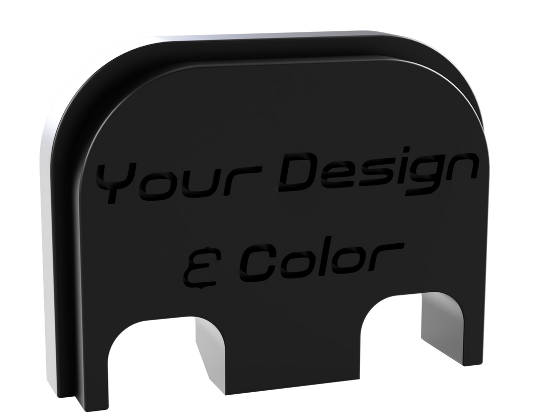 Your Design Your Color Custom Laser – GlockSlideBackPlate.com
