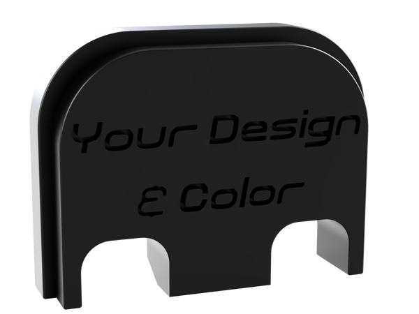 Your Design Your Color Custom Laser – GlockSlideBackPlate.com